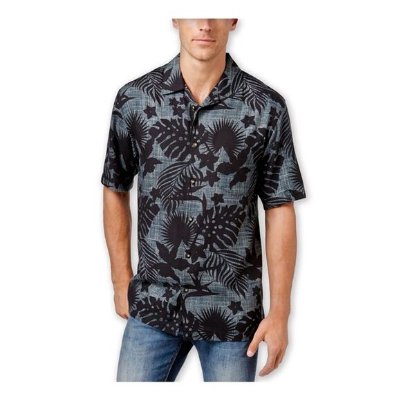 Newport Blue | Shirts | Newport Blue Mens Shadow Foliage Ss Button Up ...